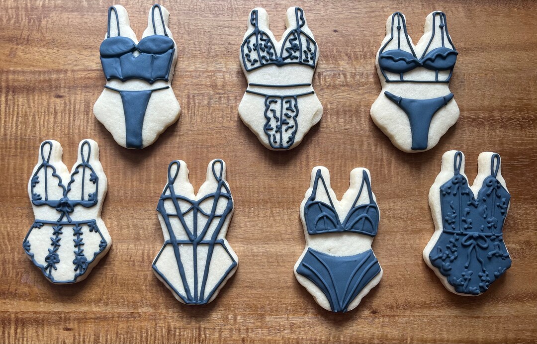 Lingerie Cookie Dozen - Etsy