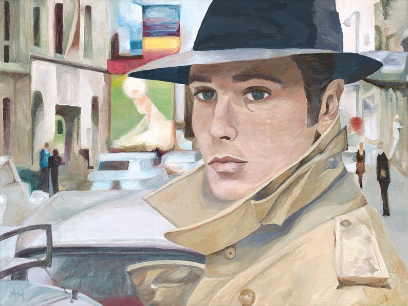 Portrait of Alain Delon in Le Samourai ~ Vintage 1960s Paris, Classic ...