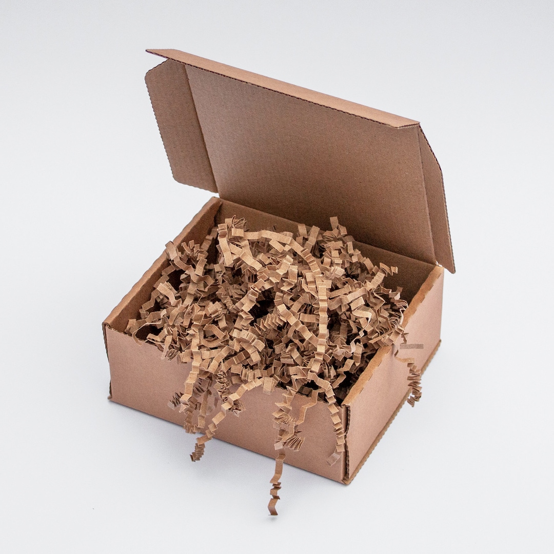 Shredded Paper Luxury 1kg Kraft Packaging for Gift Boxes, Zigzag Mailer ...