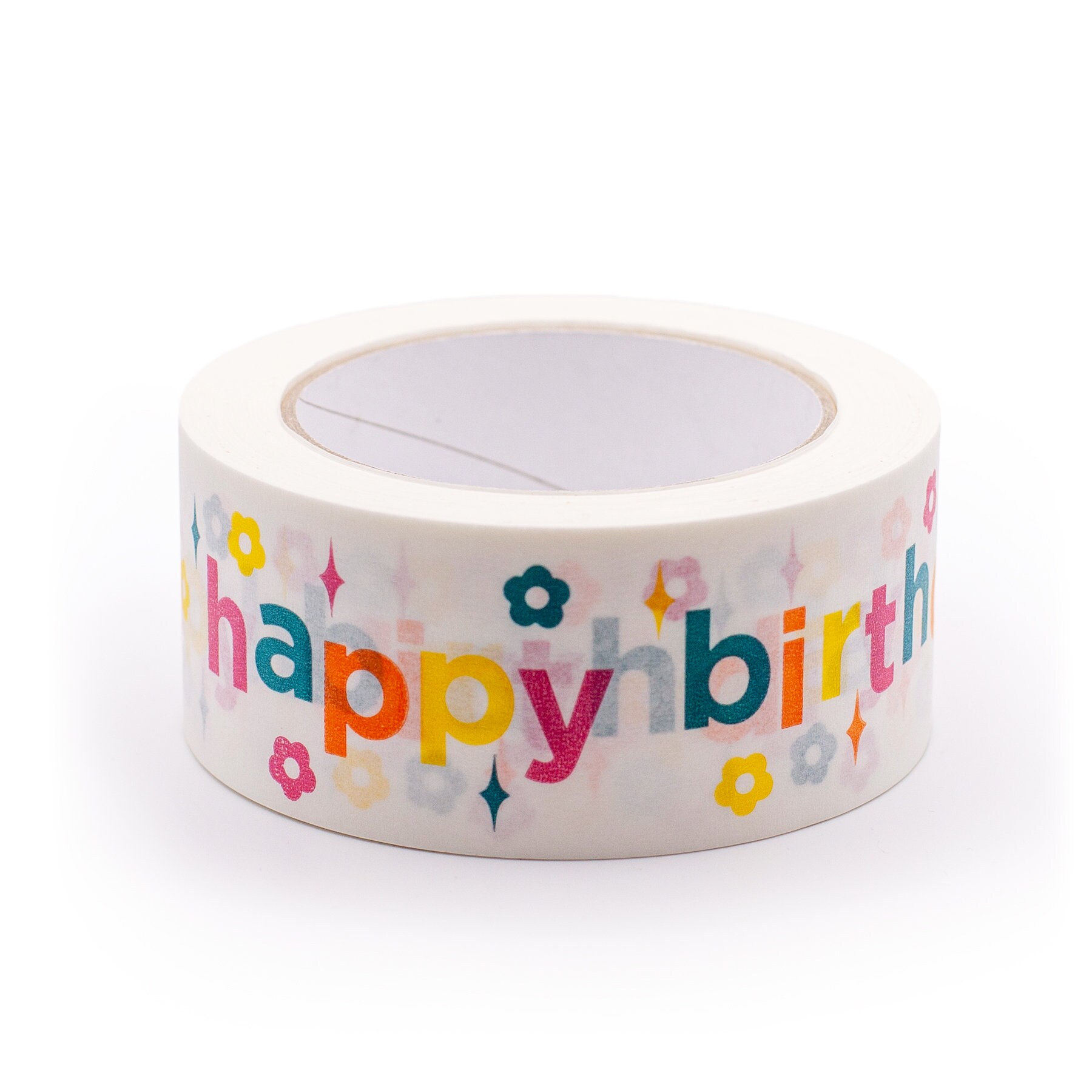 Birthday Tape Eco Packaging Happy Birthday Gift Tape - Etsy
