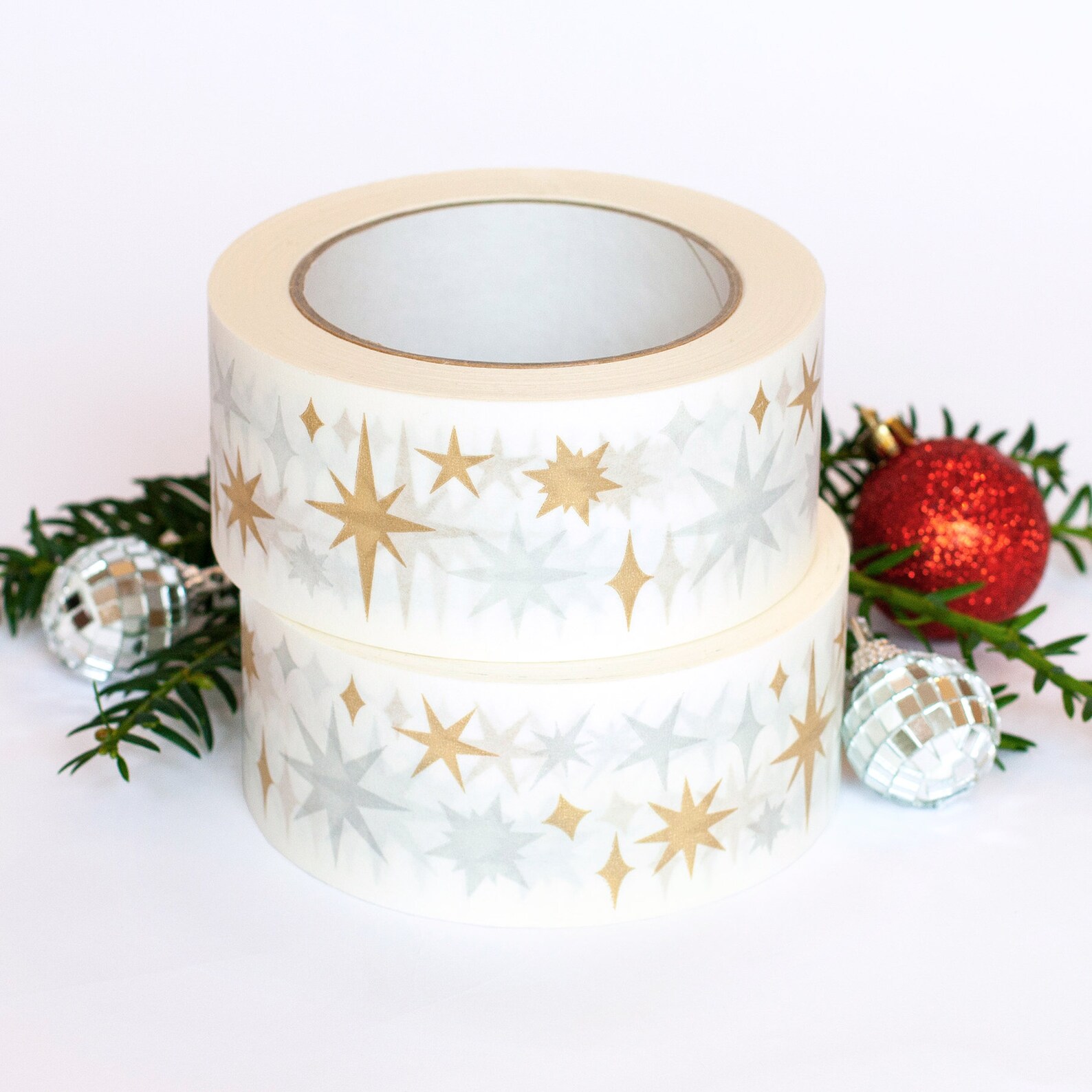 Christmas Tape Packplan Festive Xmas Star Pattern Packing - Etsy UK