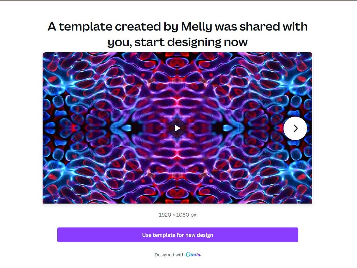 Mind Movie Canva Template | 2024 Digital Vision Board Movie for ...
