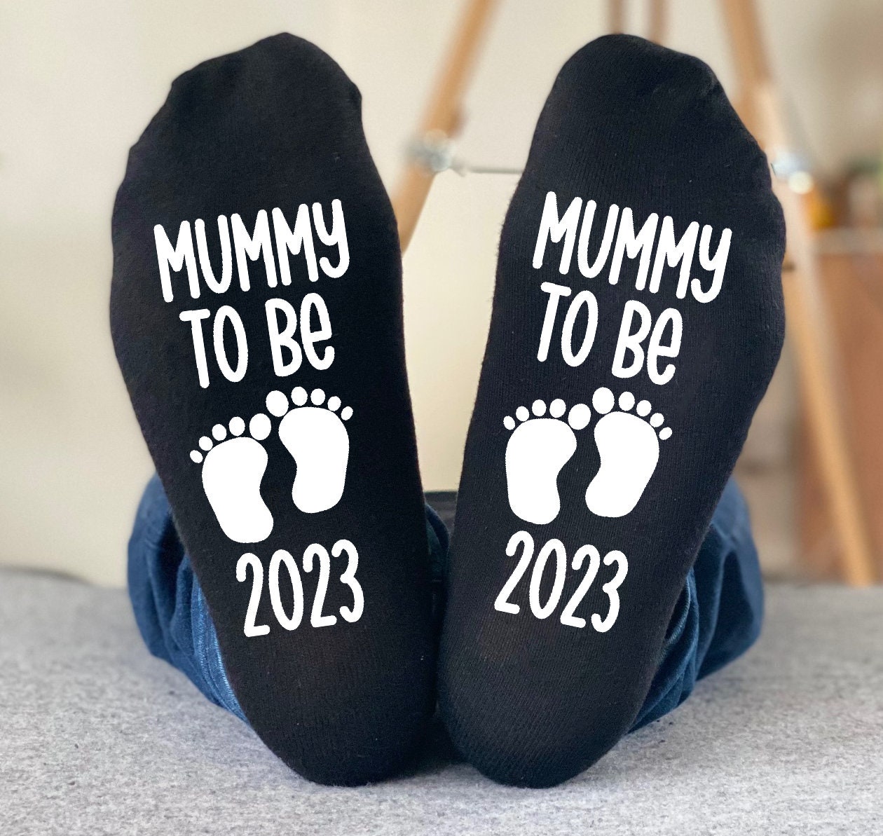 New Dad Gift 'DADDY TO BE' Expecting Dad Socks - Etsy
