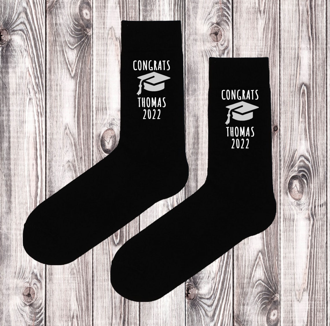 Graduation Socks Gift Congratulations Graduation 2022 Socks ANY Name ...