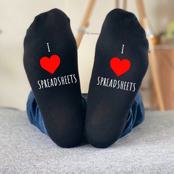 I Love Spreadsheets - Etsy