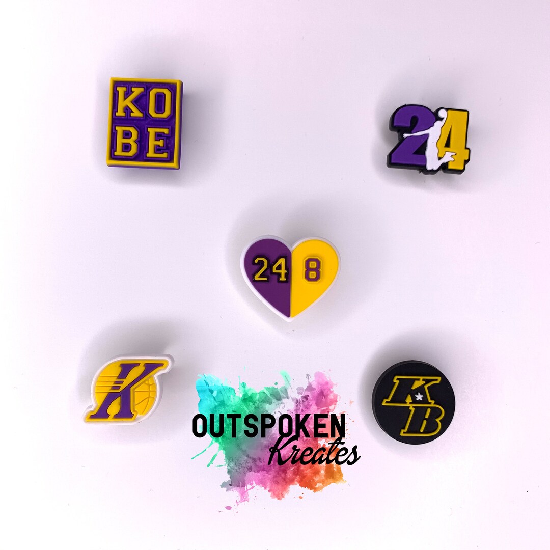 Kobe Charms Kobe Croc Charms Lakers - Etsy