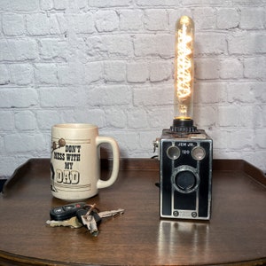 Antique Jem Jr. Camera Lamp, Recycled and Repurposed - Etsy