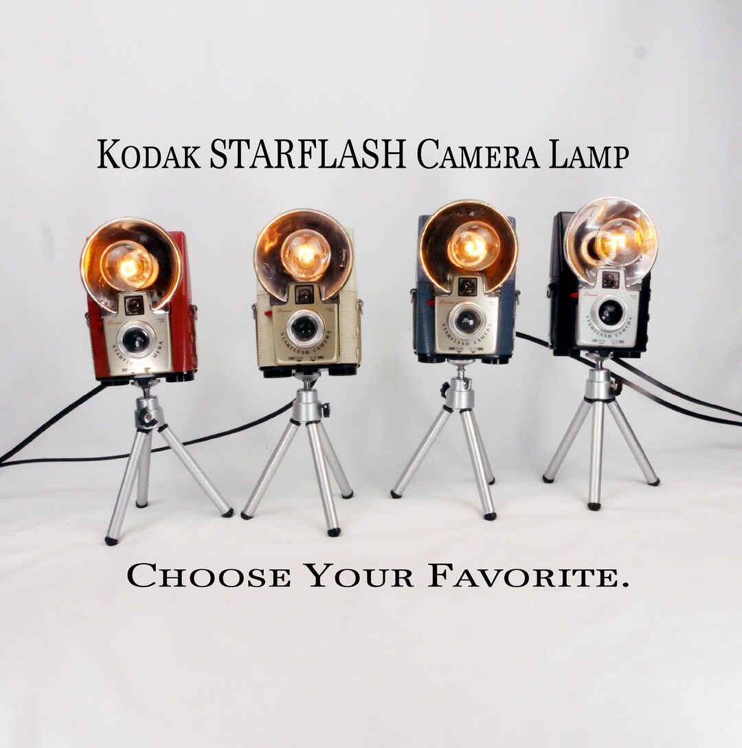 Retro Kodak Starflash Camera Lamp Vintage Nightlight Accent Lamp - Etsy