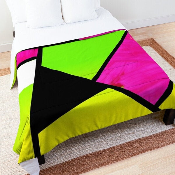 Neon Comforter - Etsy