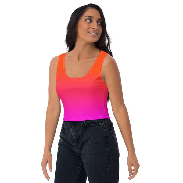 Neon Pink Tank Top - Etsy