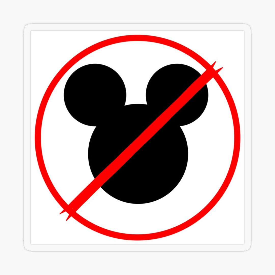 Boycott Disney Sticker /bumper Sticker - Etsy
