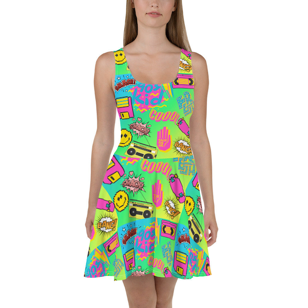 Pop Art Dress - Etsy