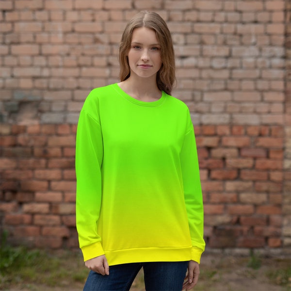Neon Sweatshirt - Etsy