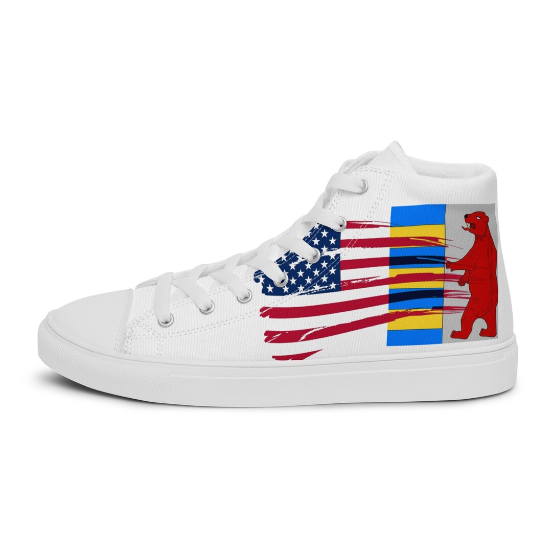 Rusyn American Men’s High Top Canvas Shoes - Etsy