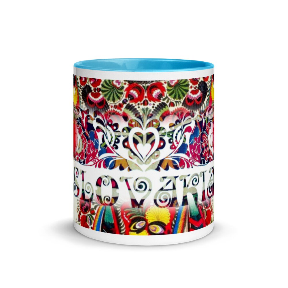 SLOVAKIA / Mug With Color Inside - Etsy