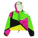 Neon Color Blocking Women’s Cropped Windbreaker / Cropped Jacket - Etsy