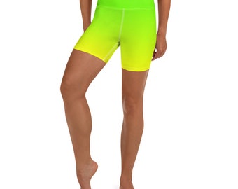 Neon Green Shorts | Etsy