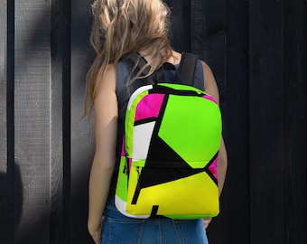 Neon Backpack | Etsy