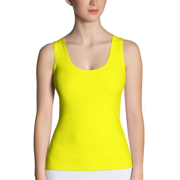 Yellow Tank Top - Etsy