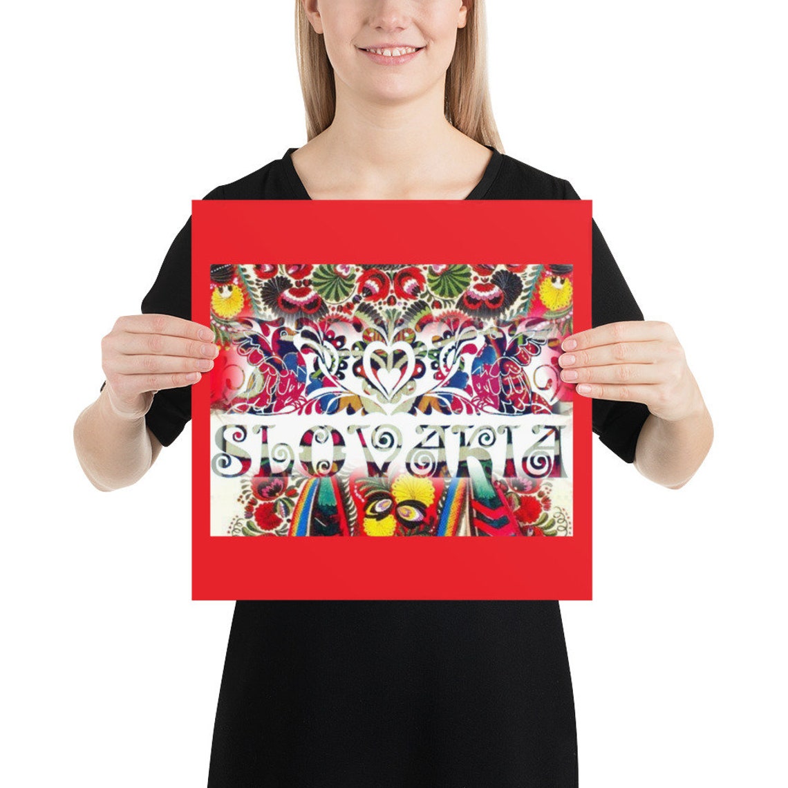 SLOVAKIA / Poster / Wall Decoration / Wall Print Slovak Folk - Etsy