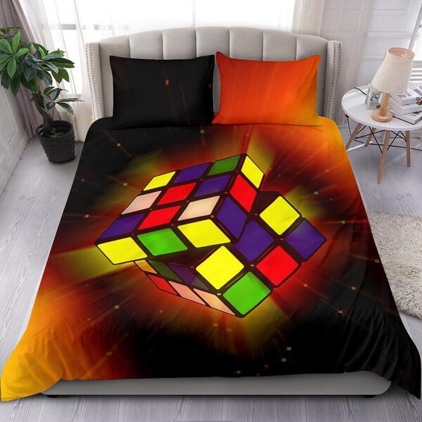 Rubiks Cube Pillow - Etsy