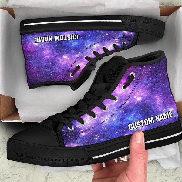 Galaxy Custom Shoes - Etsy