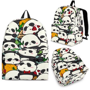 Panda Bears Backpack for Kids and Adults / Laptop Backpack / Travel ...