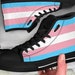 Transgender High Top Shoes / Transgender Custom Print Shoes ...