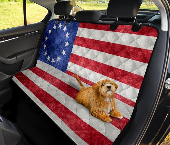 Betsy Ross Pet Backseat Cover car Accessories Dog Lovers Gift Pet Owner dog Mom Dad Car Seat Cover car Seat Protector Etsy Israel