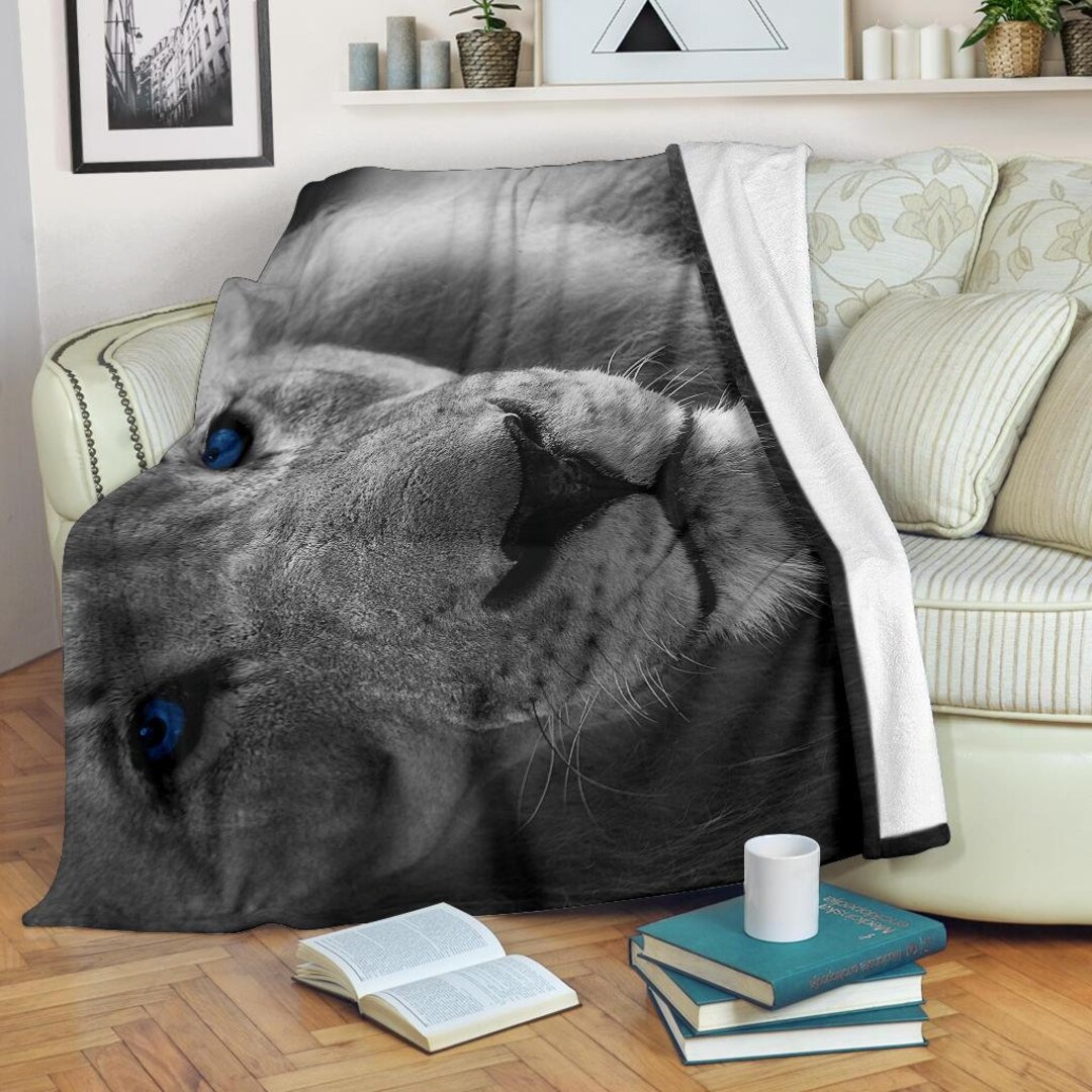 Lion Blanket / Lion Throw Blanket / Lion Fleece Blanket / Lion Adult ...
