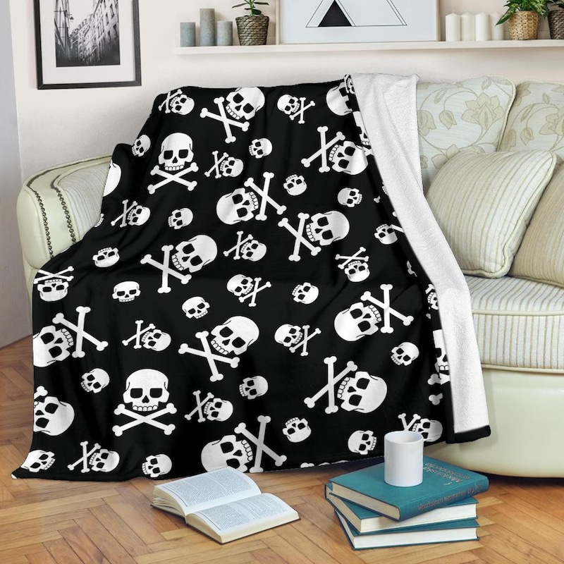 Skull Blanket - Etsy