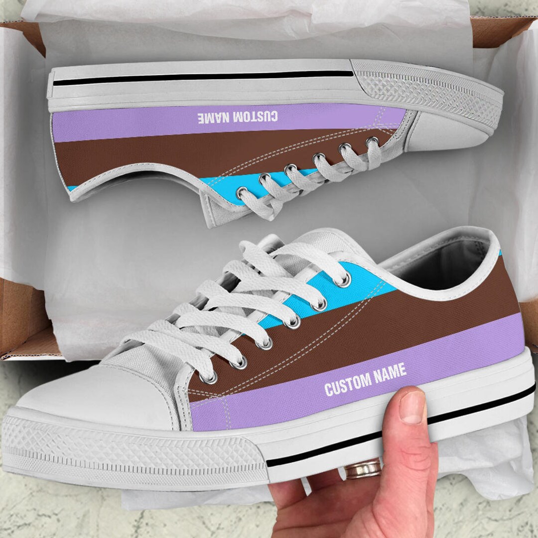 Androsexual Custom Name Sneakers / Androsexual Low Top Shoes ...