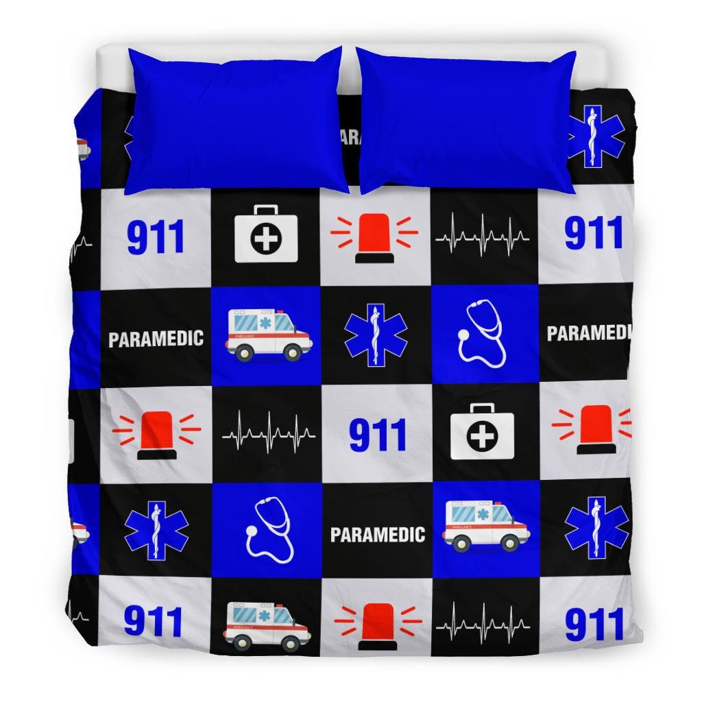Paramedic Duvet Cover and pillow Covers EMT Bedding Set | Etsy
