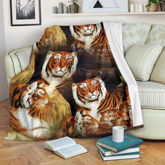 Tiger Fleece Blanket