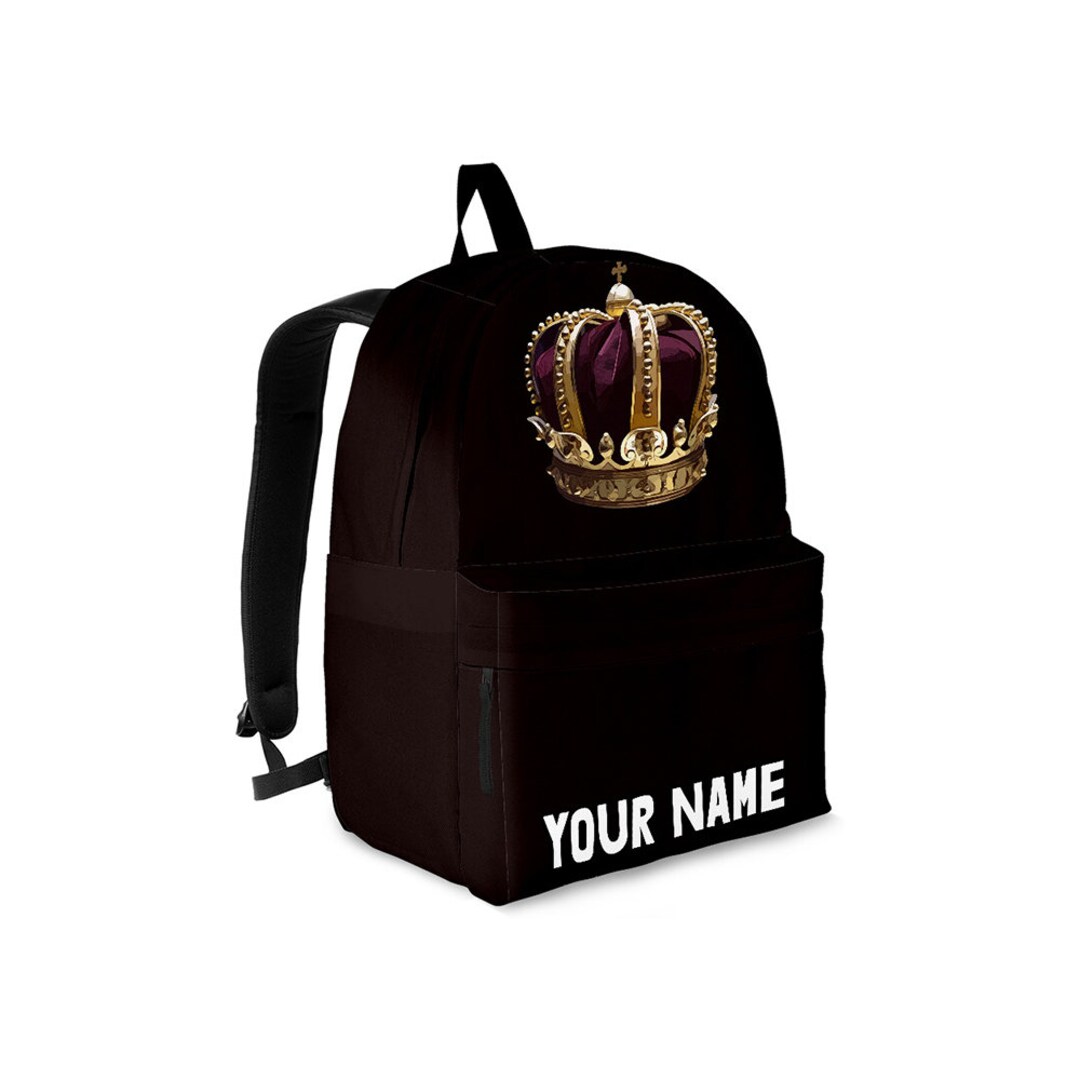 Crown Custom Name Backpack for Kids and Adults / Laptop - Etsy