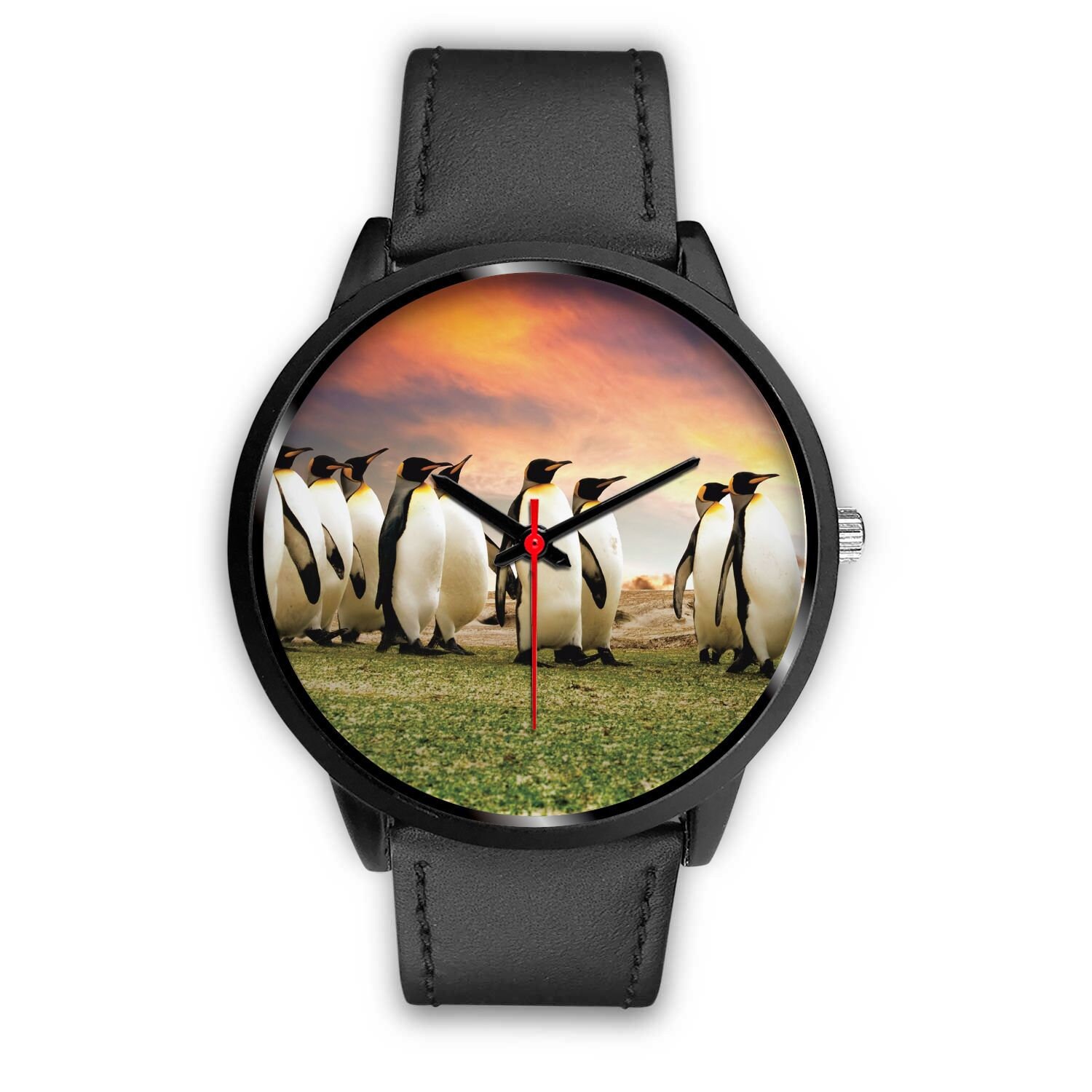 Penguins Custom Watch / Penguins Hand Watch / Penguins Wrist | Etsy