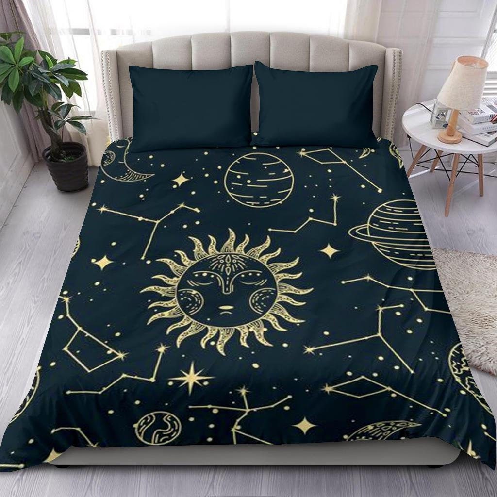 Astrological Duvet Cover and Pillow Covers Astrology Bedding - Etsy