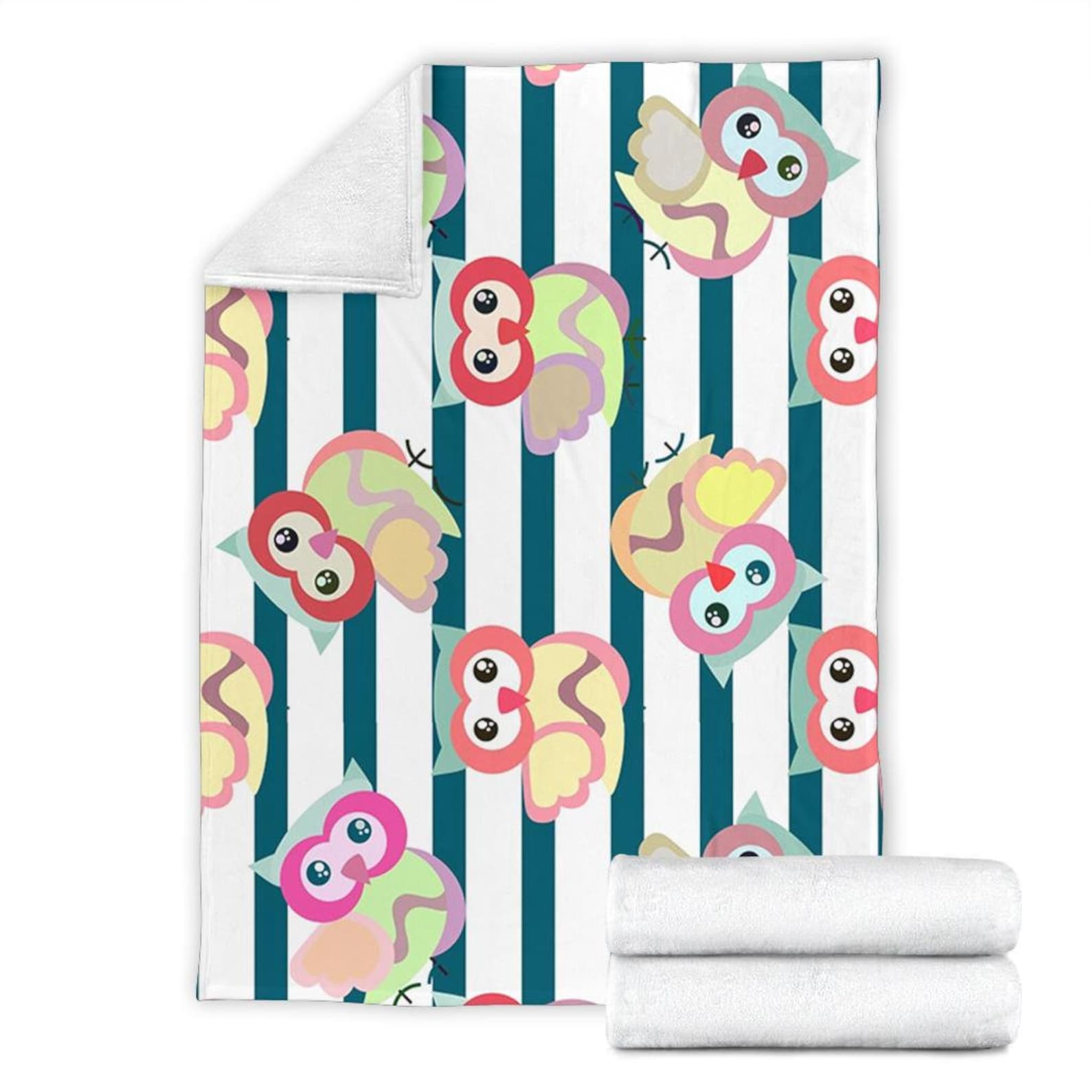 Owl Blanket / Owl Kids Blanket / Owl Fleece Blanket / Owl - Etsy