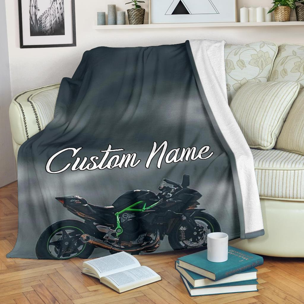 Superbike Custom Name Blanket / Motorcycle Throw Blanket / - Etsy