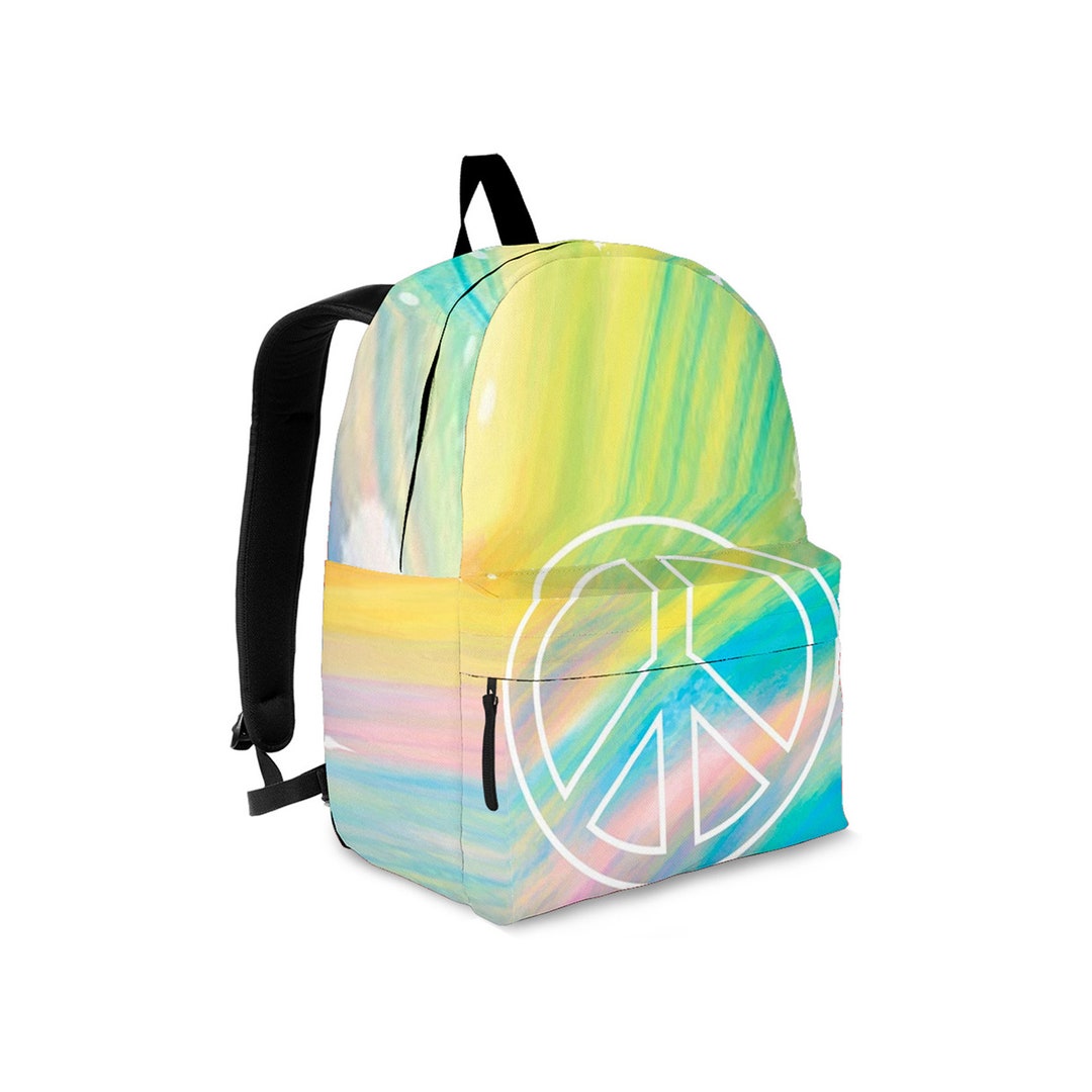 Peace Sign Backpack for Kids and Adults / Laptop Backpack / - Etsy