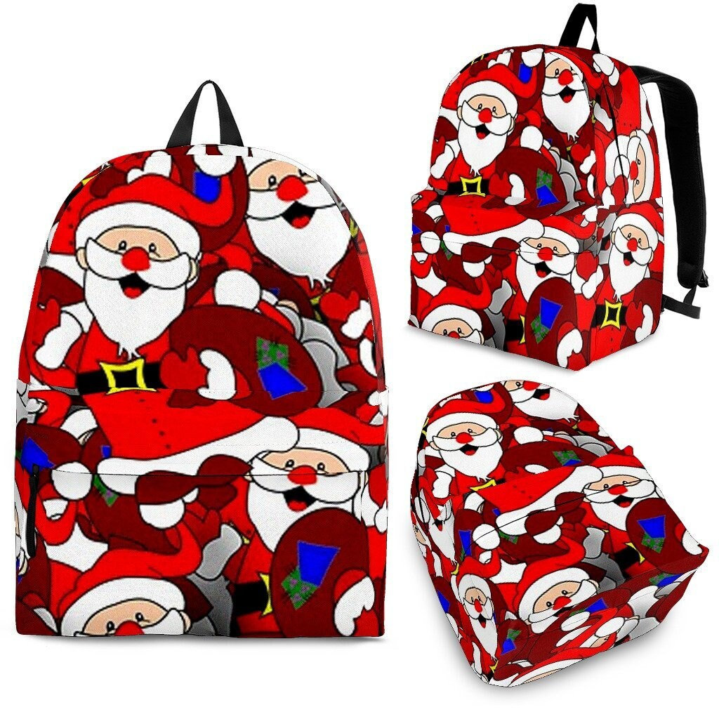 Santa Claus Backpack for Kids and Adults / Laptop Backpack / - Etsy UK