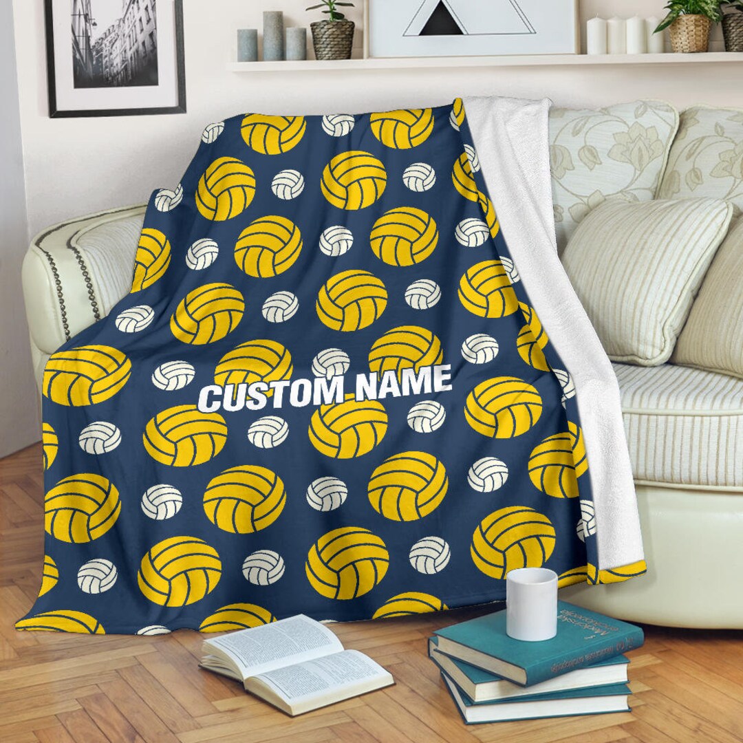 Water Polo Custom Name Blanket / Water Polo Throw Blanket / Water Polo ...