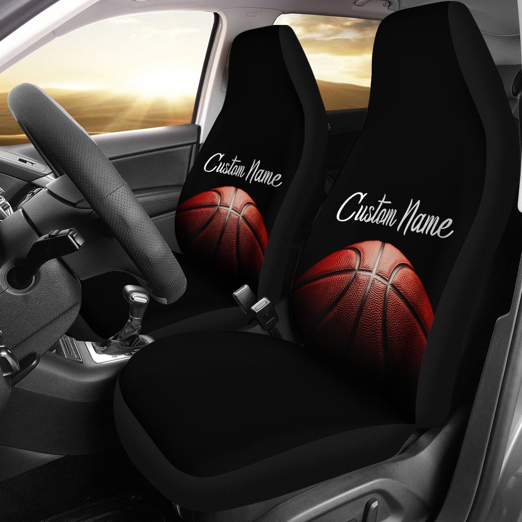 Basketball Custom Name Car Seat Covers set of 2 2 Front Car Seat Covers Basketball Car Seat Covers Car Seat Protector car Accessory Etsy