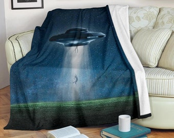 Aliens Throw Blanket - Etsy