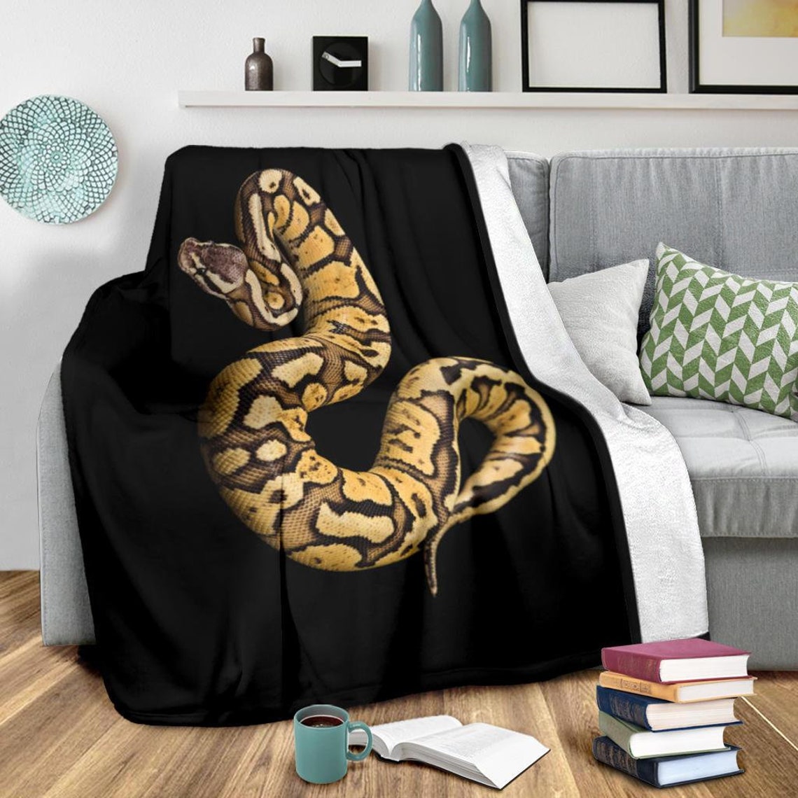 Snake Blanket / Snake Throw Blanket / Snake Fleece Blanket / - Etsy
