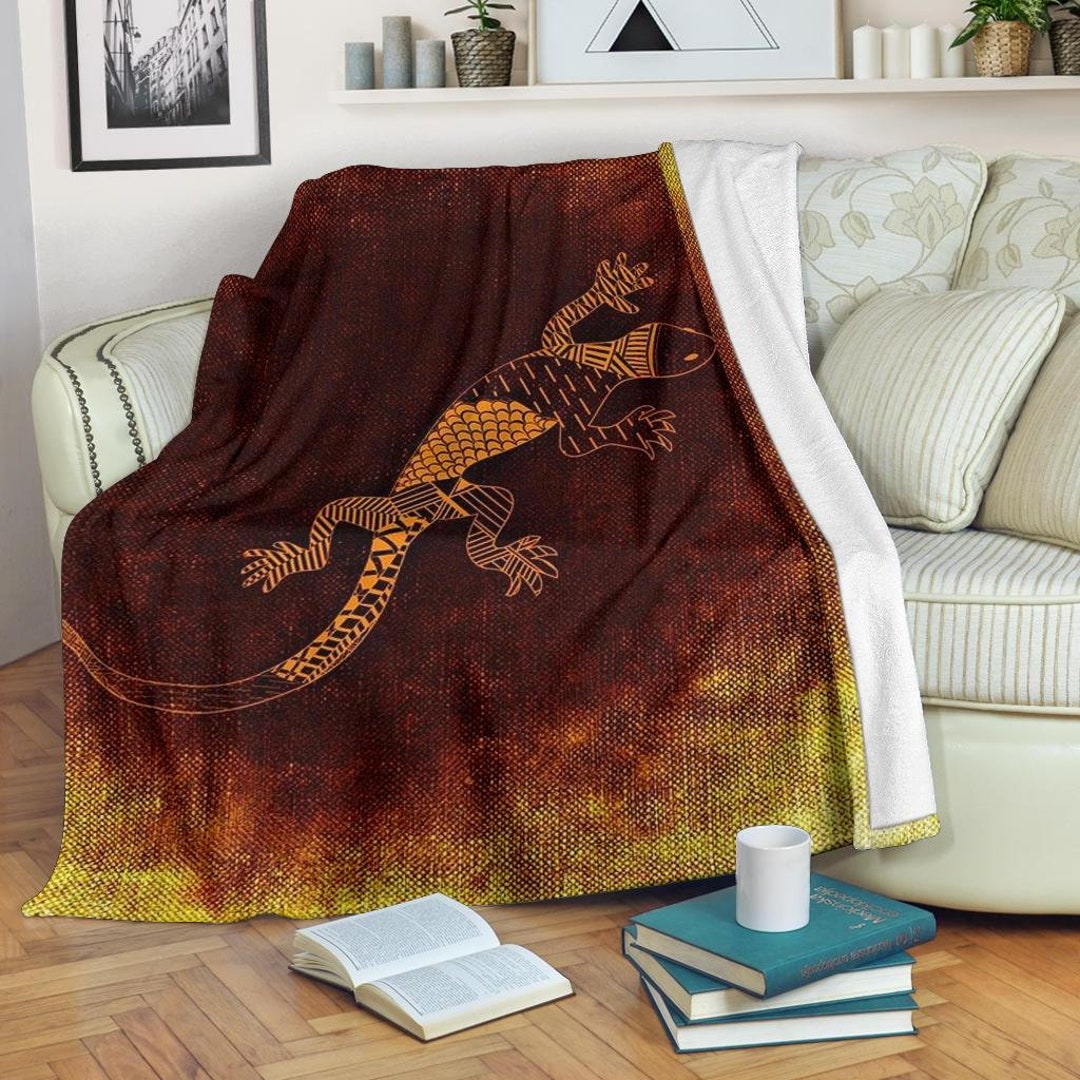 Lizard Blanket / Lizard Throw Blanket / Lizard Fleece Blanket / Lizard ...