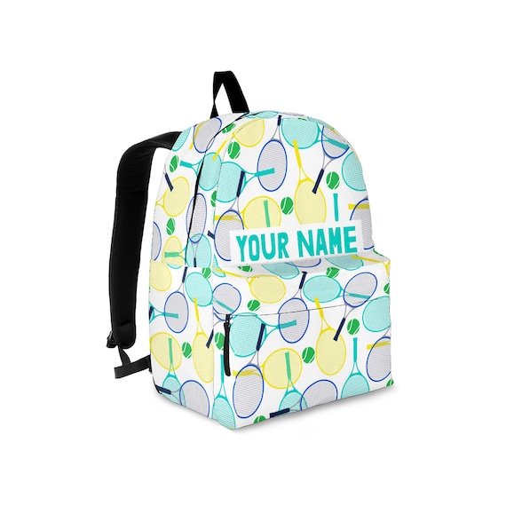 Tennis Custom Name Backpack for Kids and Adults / Laptop | Etsy