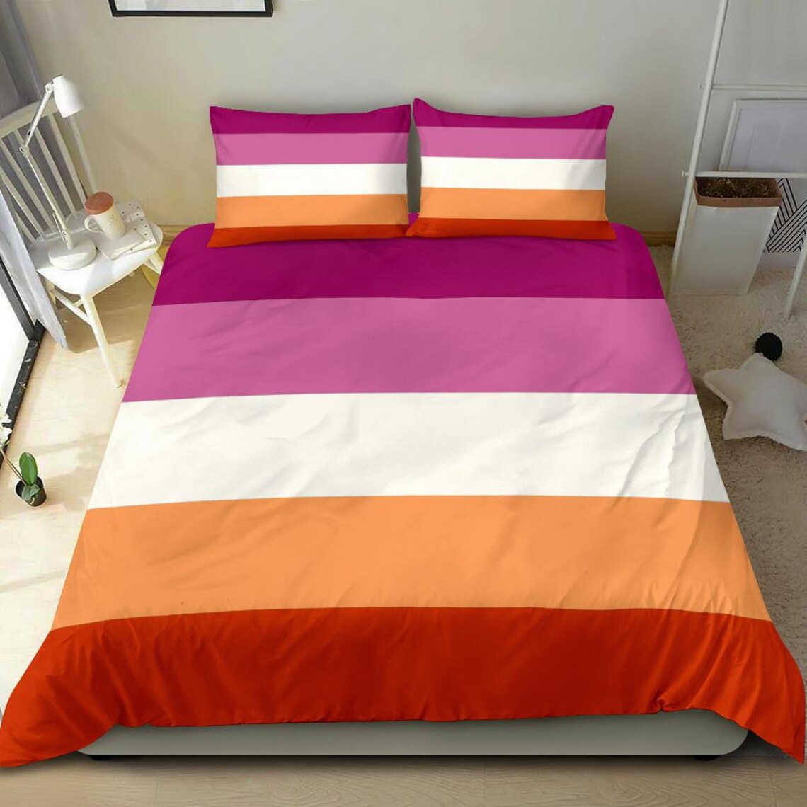 Lesbian Duvet Cover and Pillow Covers LGBT Bedding Set | Etsy