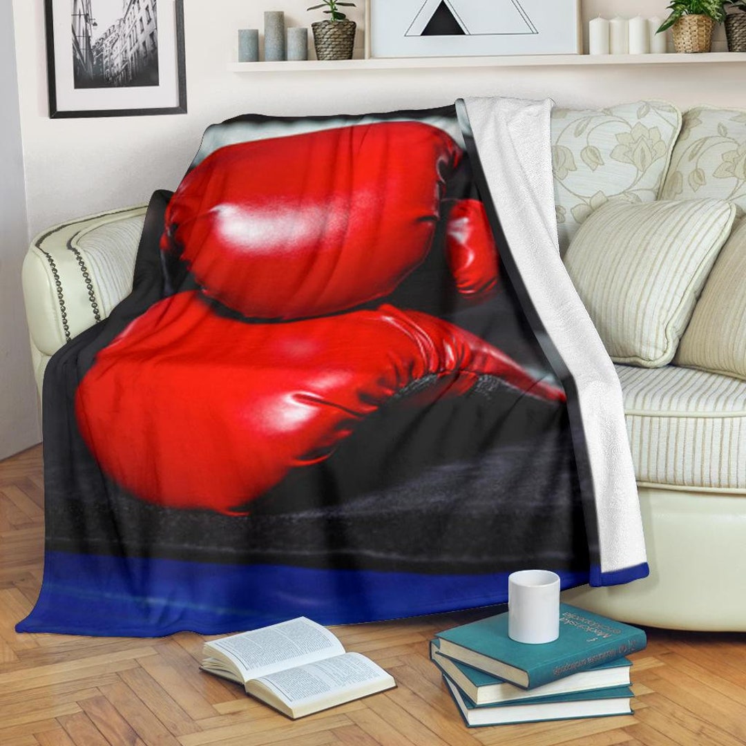 Boxing Blanket / Boxing Throw Blanket / Boxing Fleece Blanket / Boxing ...
