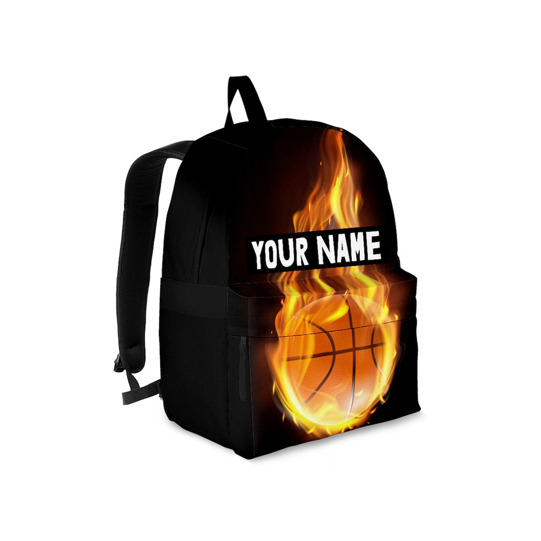 Basketball Custom Name Backpack for Kids and Adults / Laptop Backpack ...